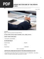 65B Certificate Format | PDF | Affidavit | Computing