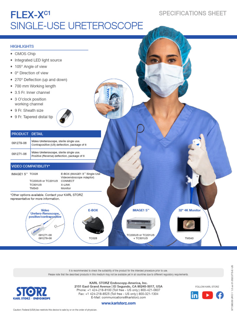 Spec Sheet Uro Single Use Launch v10 | PDF | Electronics