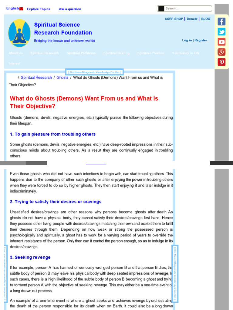 Ghost Aim | PDF | Ghosts | Demons