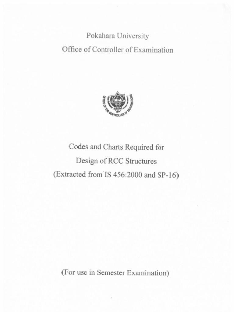 Design of RCC Structures | PDF