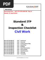 Earthwork Excavation Checklist | PDF