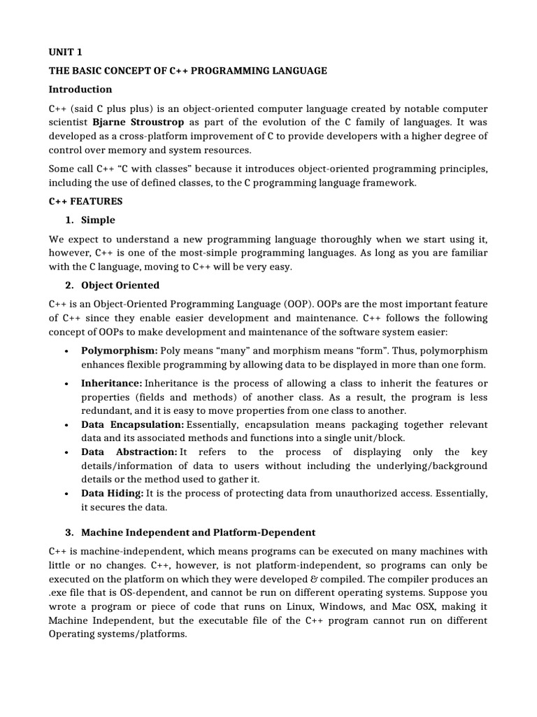 COM 313-C-Plus-Plus HND - Last | PDF | Parameter (Computer Programming ... COM 313-C-Plus-Plus HND - Last | PDF | Parameter (Computer Programming ...
