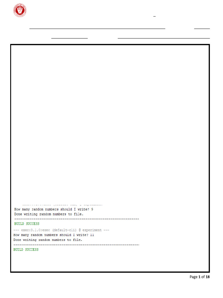 java experiment | PDF | Systems Architecture | Computer Programming java experiment | PDF | Systems Architecture | Computer Programming