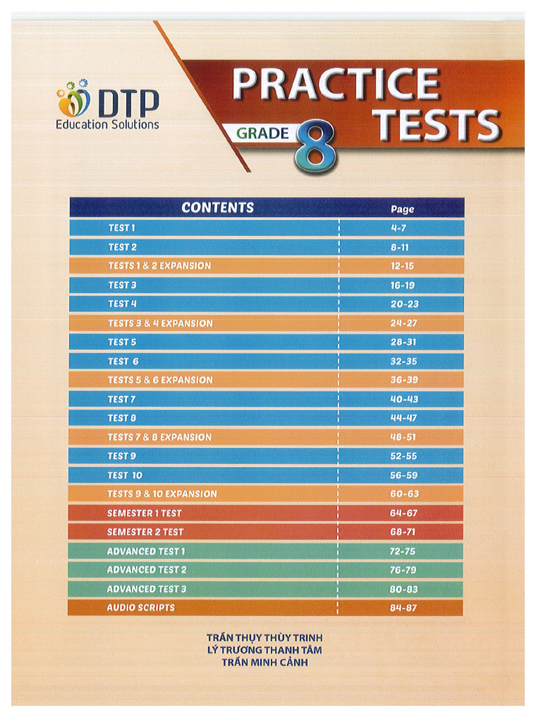 Practice Tests 8 | PDF
