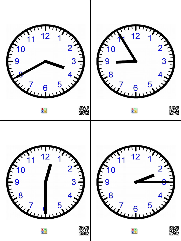 Flash Telling Time | PDF