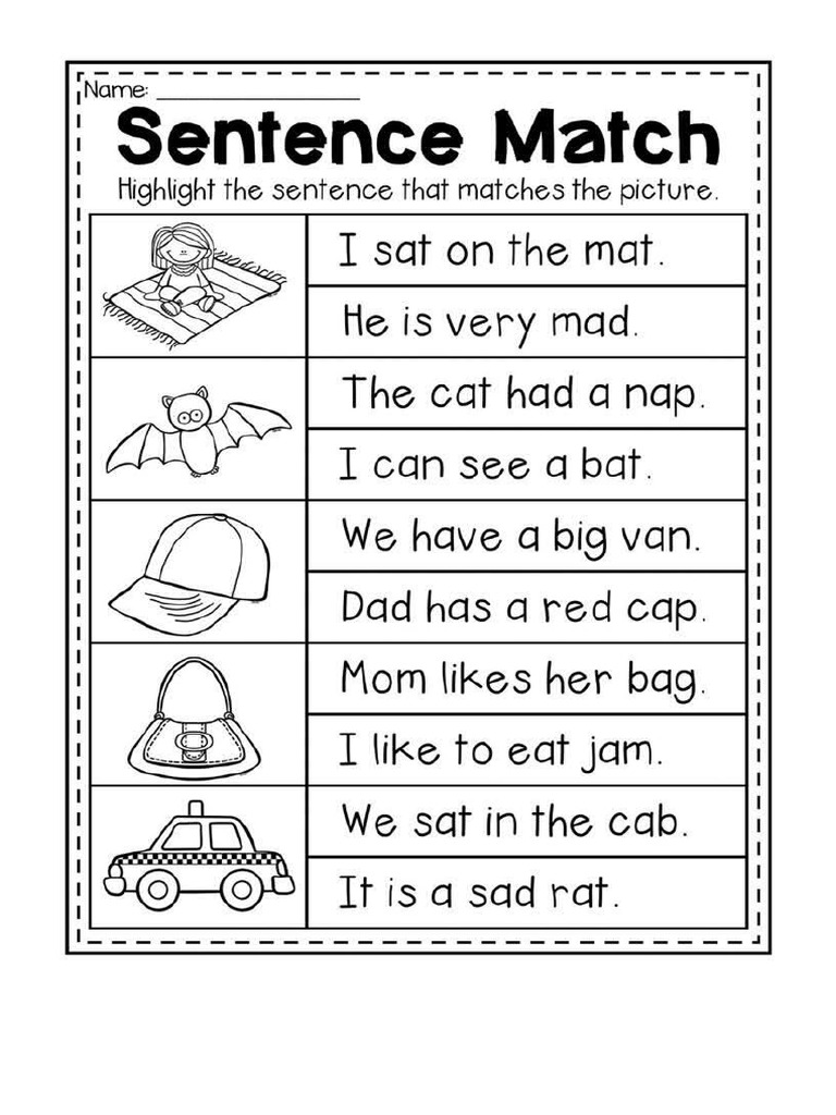 English Worksheets Set 1 | PDF