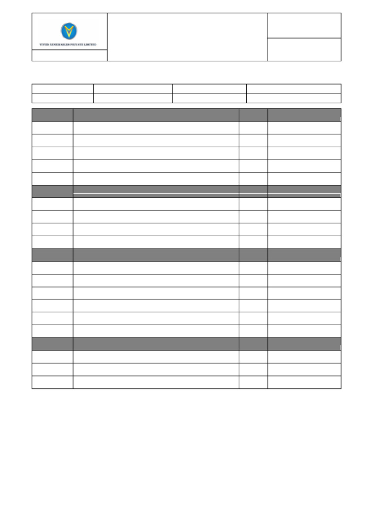 VRPL-SHE-111 - Lifeline - Checklist | PDF