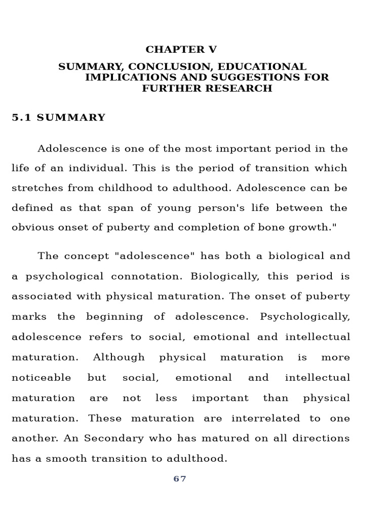 (Chapter-5) Simranjeet Kaur | PDF | Emotional Intelligence | Adolescence