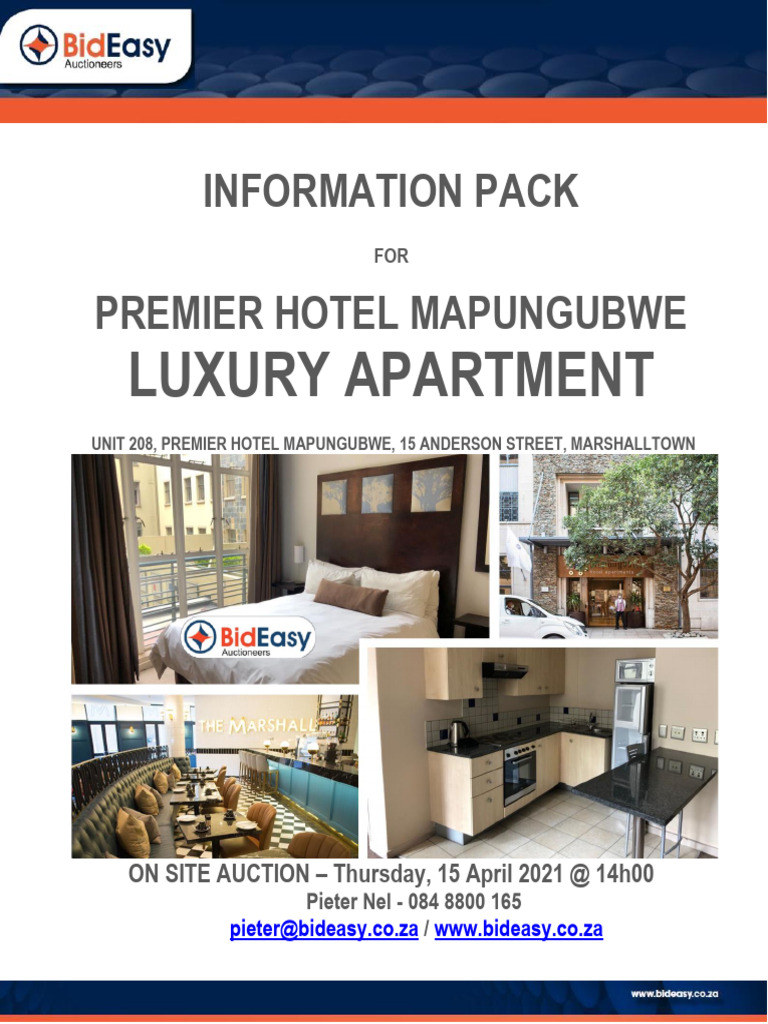 Information Pack - Marshallstown | PDF | Auction