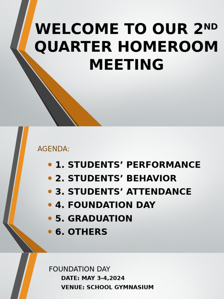 Homeroom | PDF