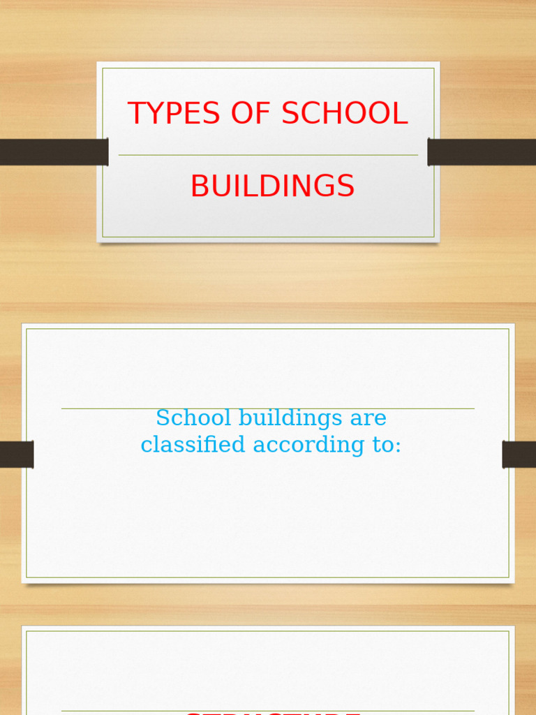 Types of School Buildings Explained | PDF | Schools