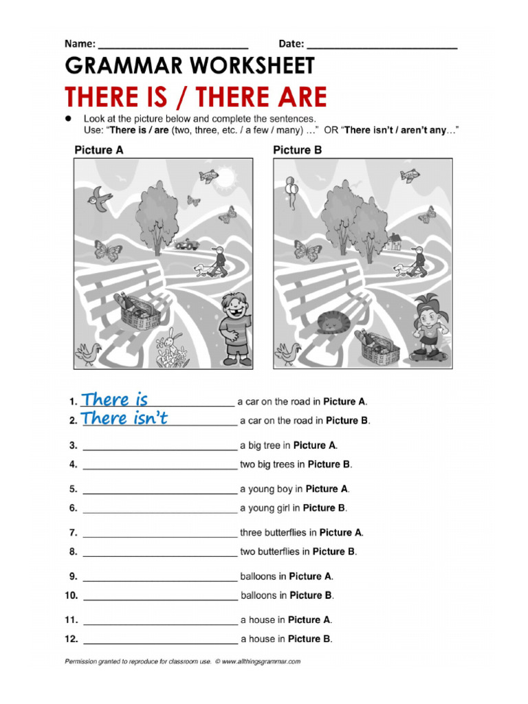There Is There Are 2 | PDF