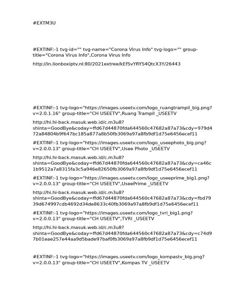 IPTV Channel List for UseeTV Users | PDF | Jakarta | Television