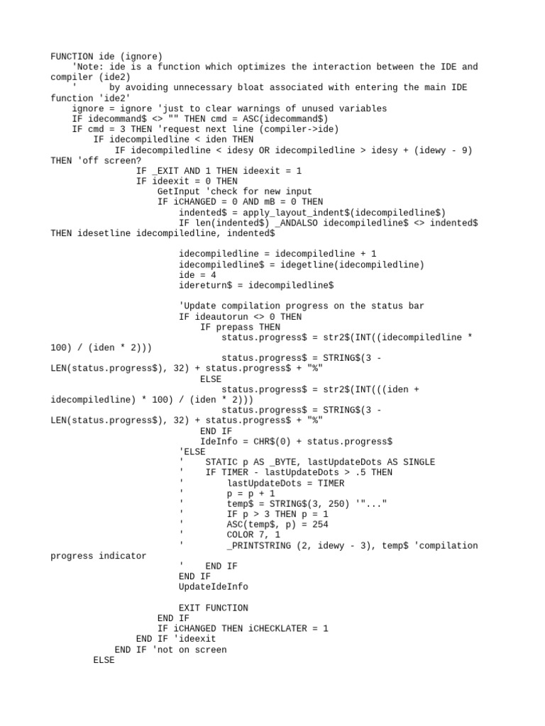Ide Methods - Bas | PDF | Computing | Software