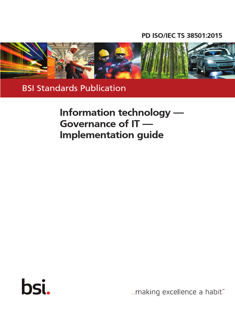 PD Iso Iec TS 38501-2015 | PDF | Governance | Strategic Management