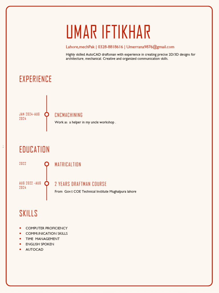 Umar CV | PDF | Technology & Engineering