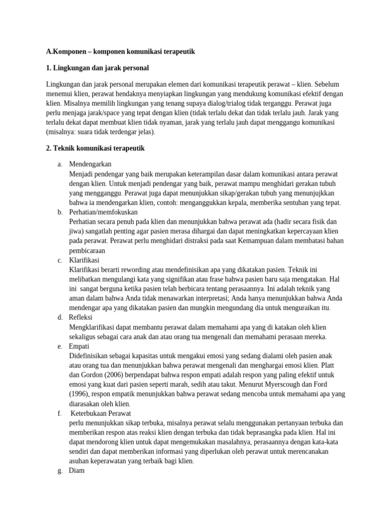 1D - Teknik Komunikasi Pada Anak (KTK) | PDF