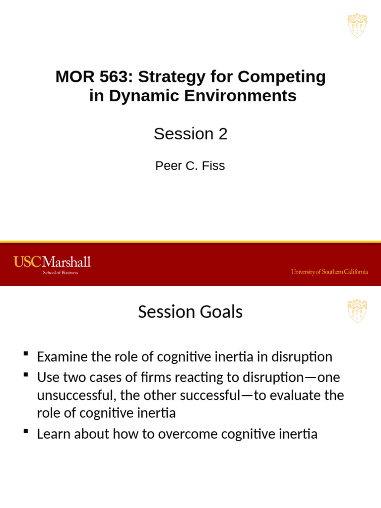 MOR 563 Session 2 With Additional Slides | PDF | Business
