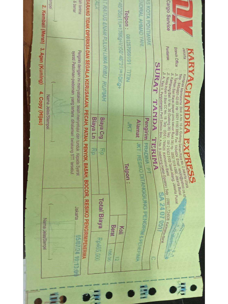 Resi Pengiriman | PDF