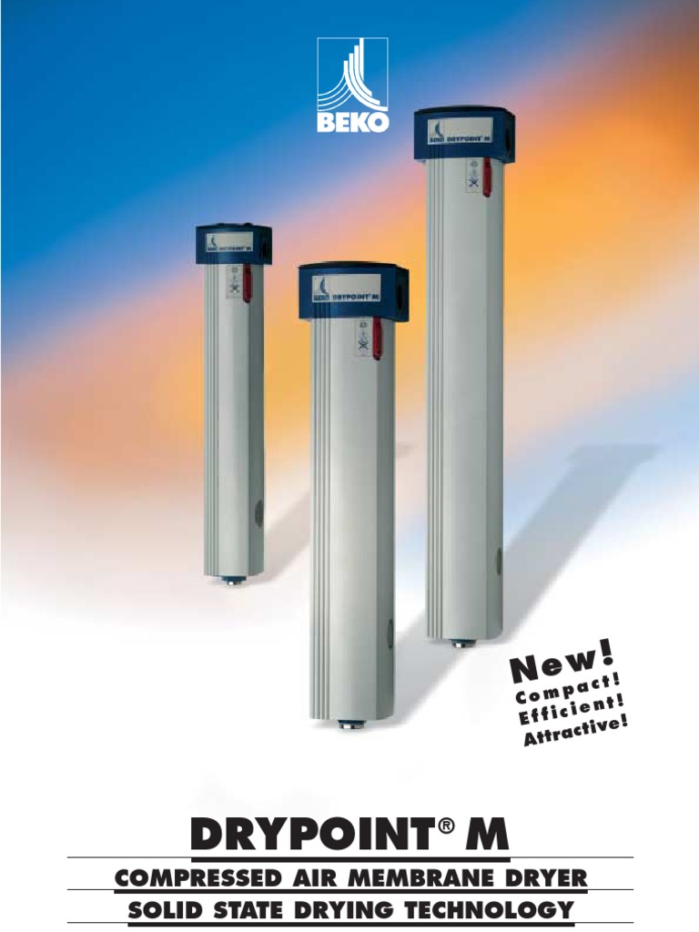 Drypoint M Brochure | PDF | Clothes Dryer | Humidity