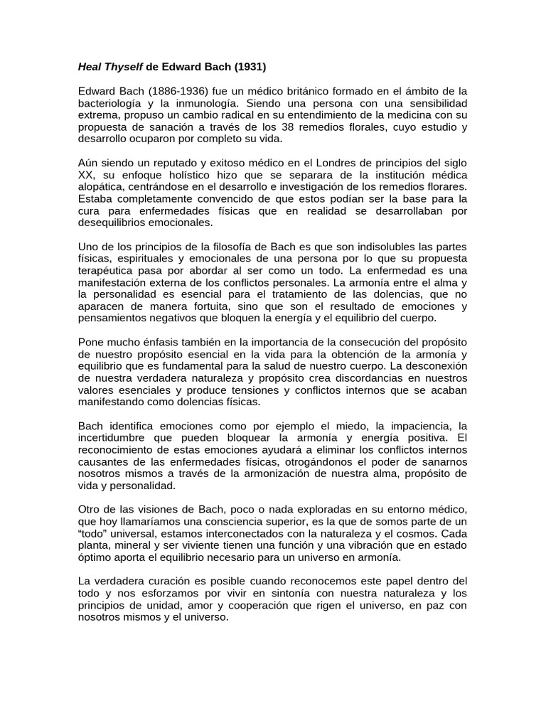 Heal Thyself | PDF | Las emociones | Mente