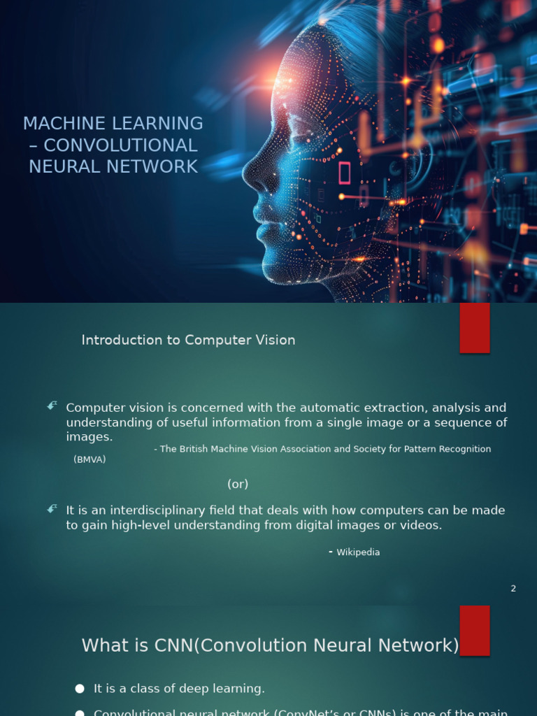 Introduction To Convolutional Neural Networks Cnns Pdf Artificial Neural Network Applied