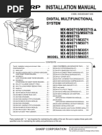 Sharp C535 Installation Manual | PDF | Fax | Humidity