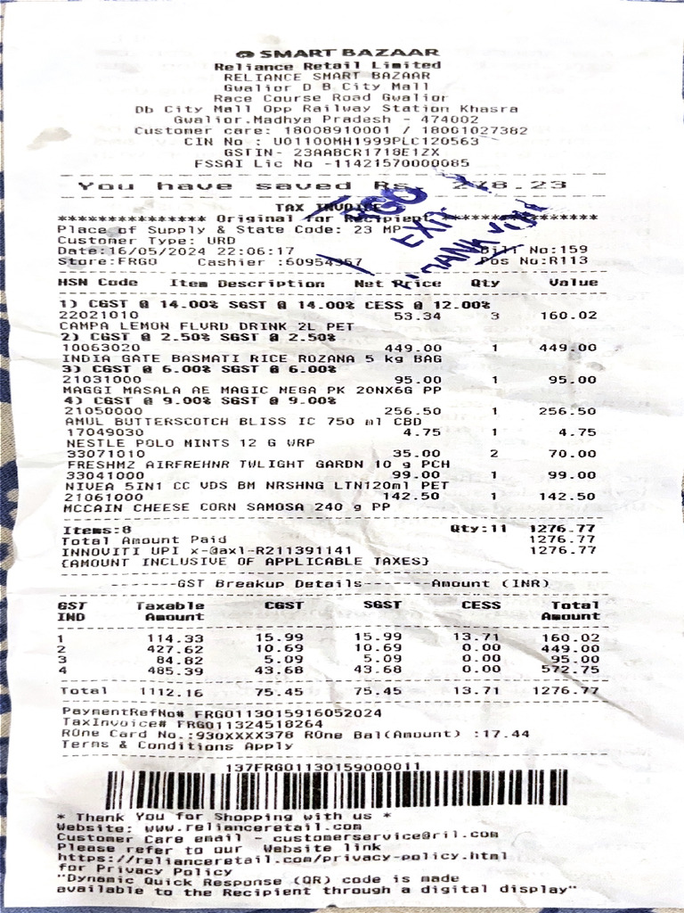 Household Bill | PDF