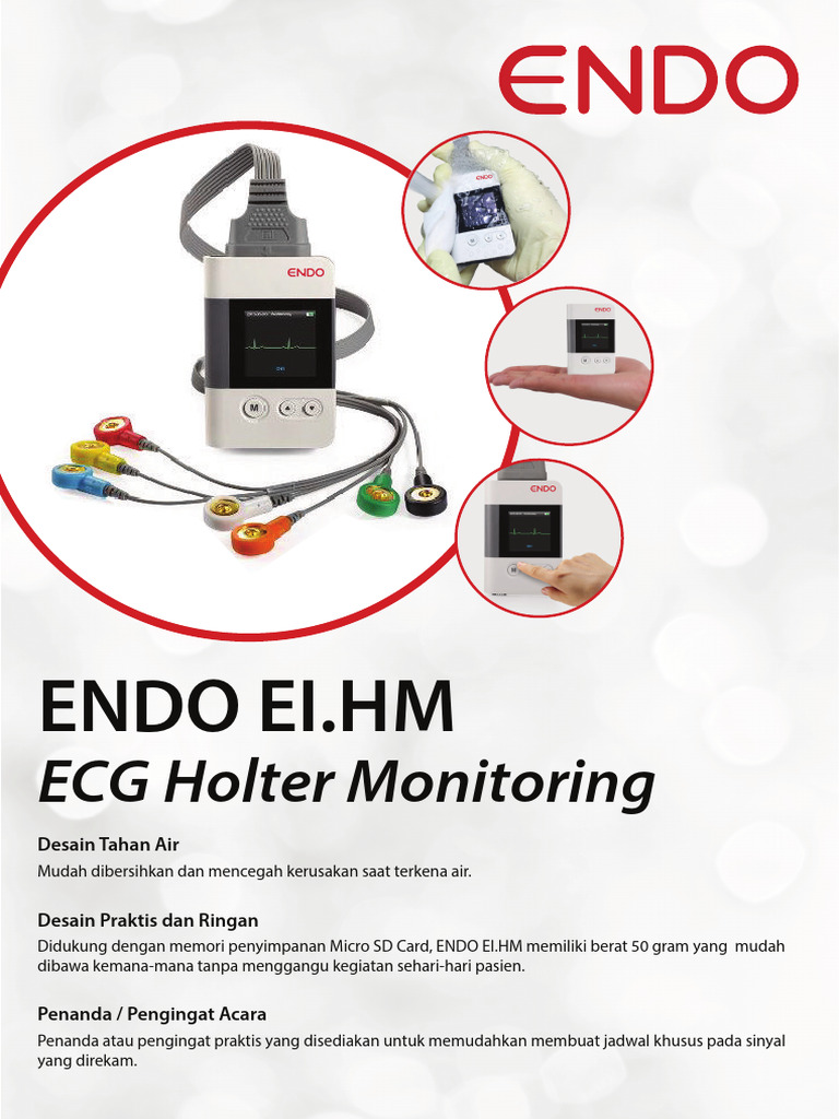 ENDO, ENDO ECG Holter Monitoring EI - HM, Holter | PDF
