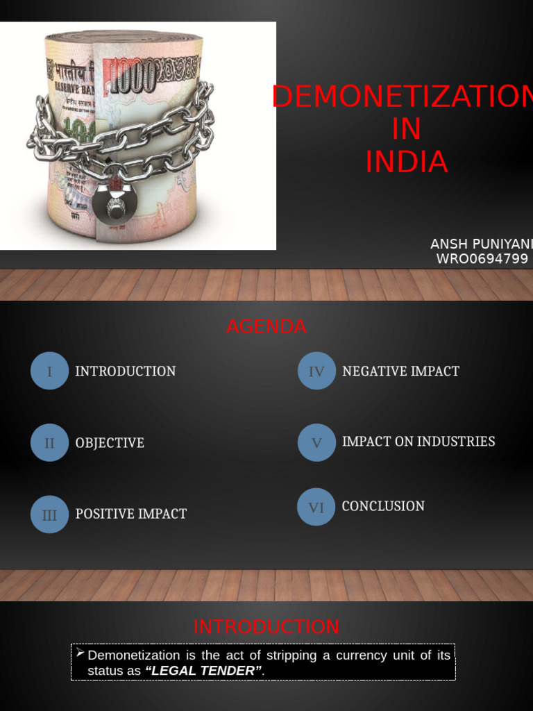 India's Demonetization Impact | PDF
