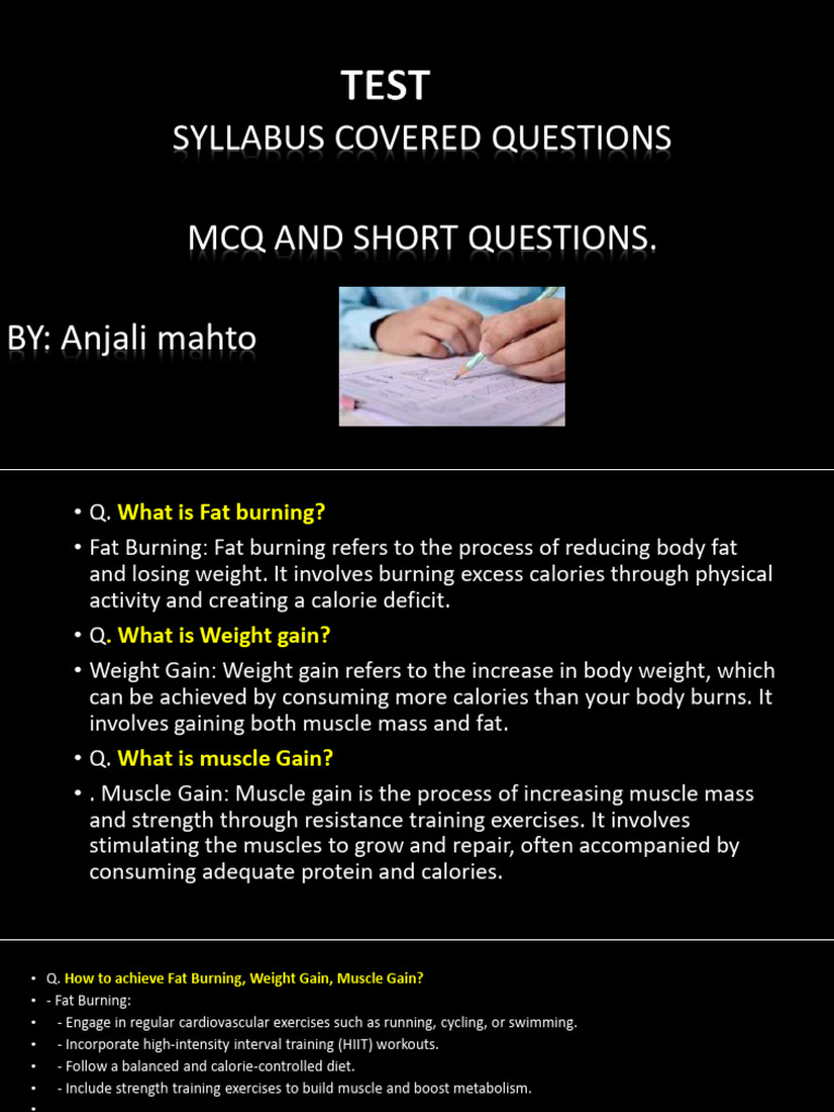 Session 15 Test PRT 1 | PDF