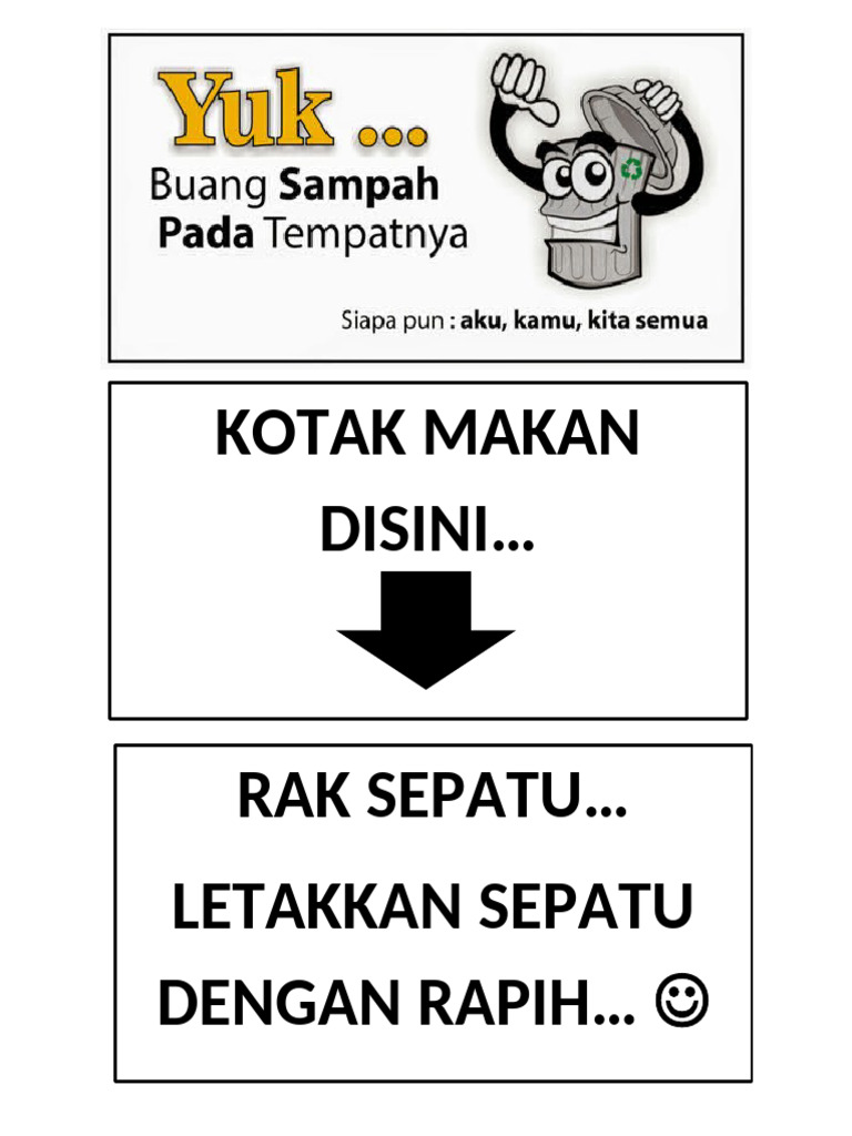 Tempelan Dinding SMP | PDF