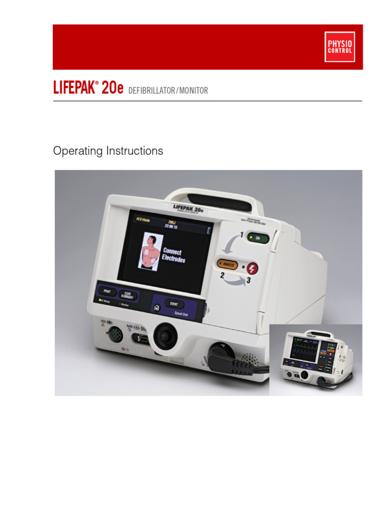 3205878-036 Int-Eng Lifepak 20e Without CMM Operating Instructions ...