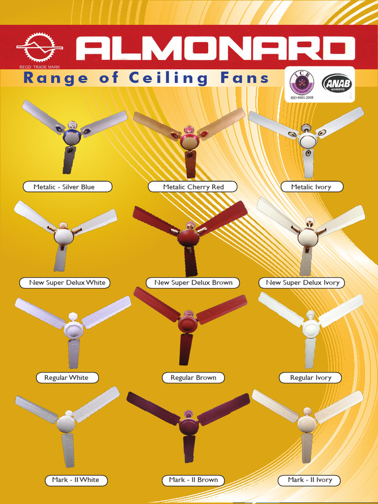 Almonard Ceiling Fans | PDF