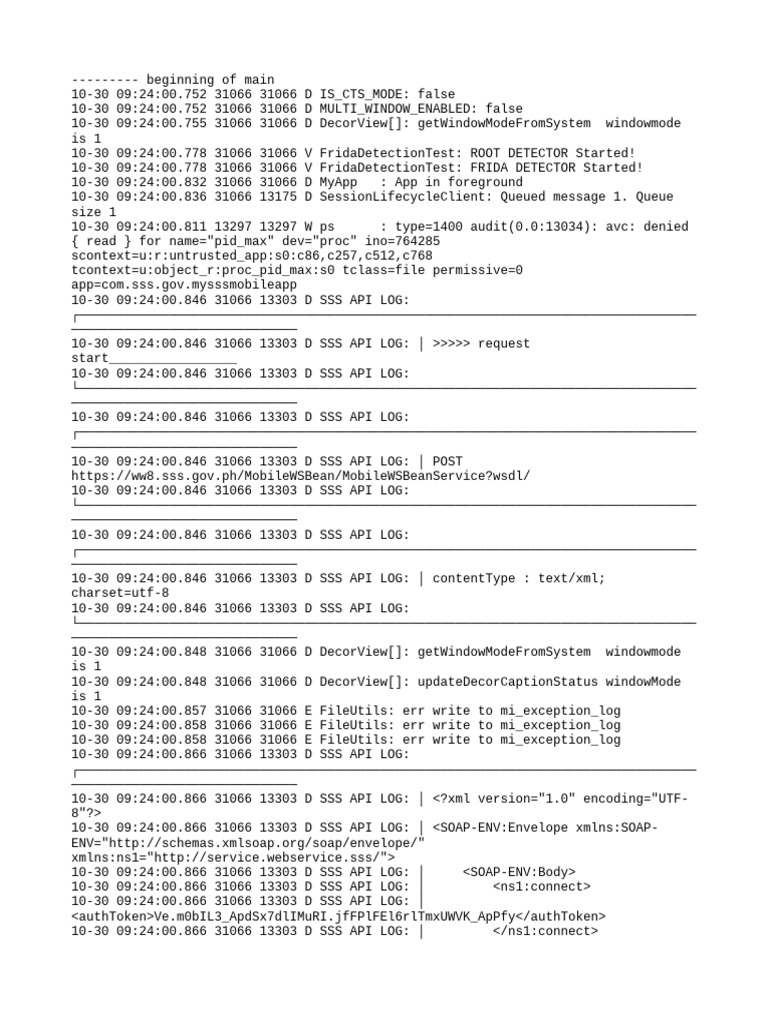 Sss Log 10 30 2024 09 24 00 | PDF | Computing Platforms | Software Engineering