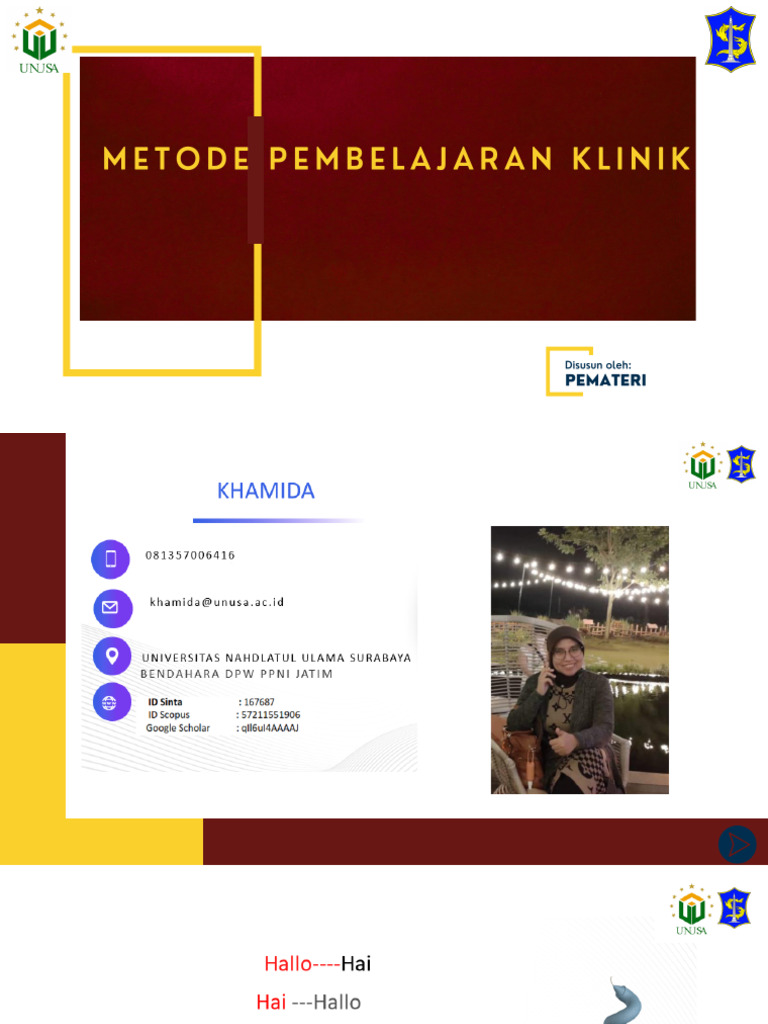Metode Pembelajaran Klinik | PDF