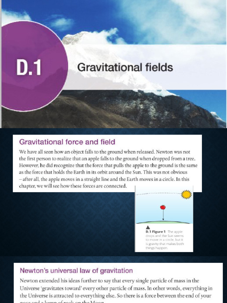 Gravitational Fields | PDF