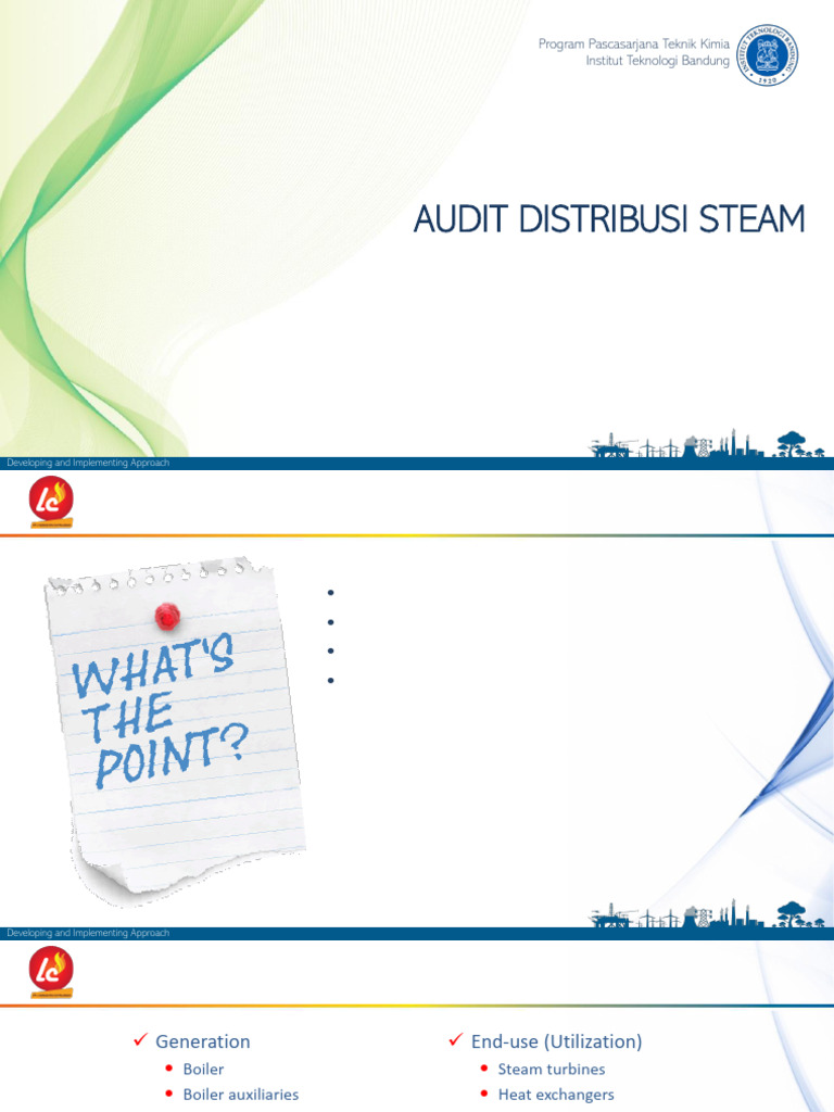 Steam System Audit Overview | PDF | Steam | Boiler