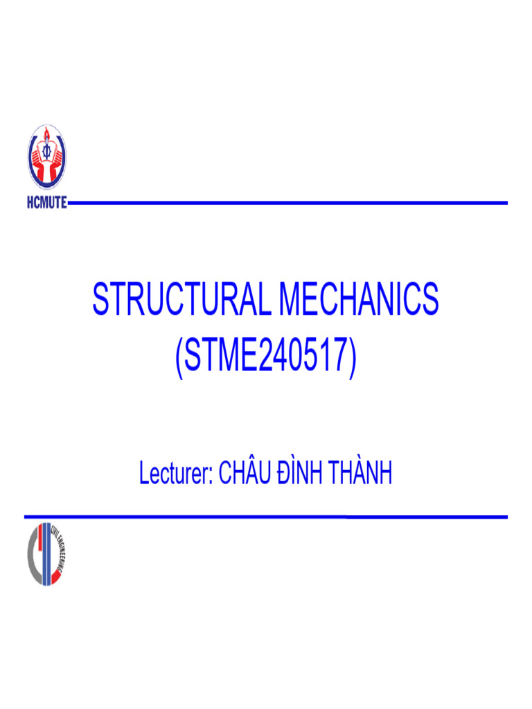BG CHKC Eng 03AnalysisOfStaticallyDeterminateStructures R1 | PDF ...
