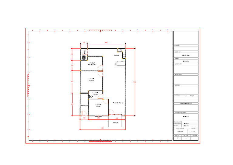 Denah Rumah Proyek Cikupa | PDF
