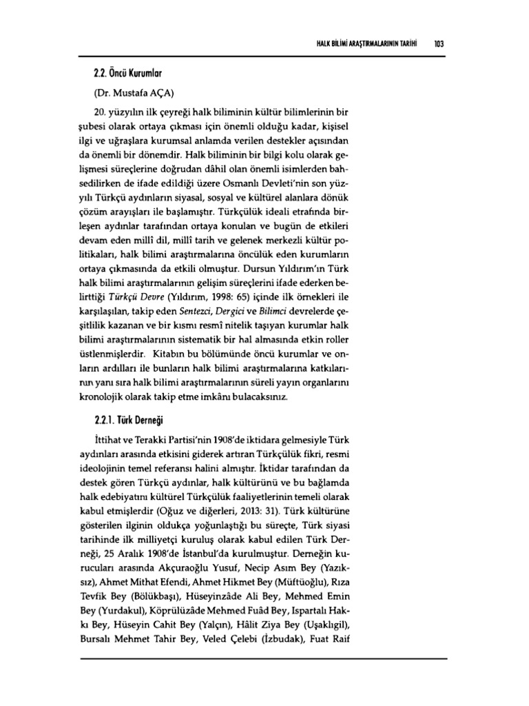 Türk Halk Bilimi Ders Notu-2 | PDF