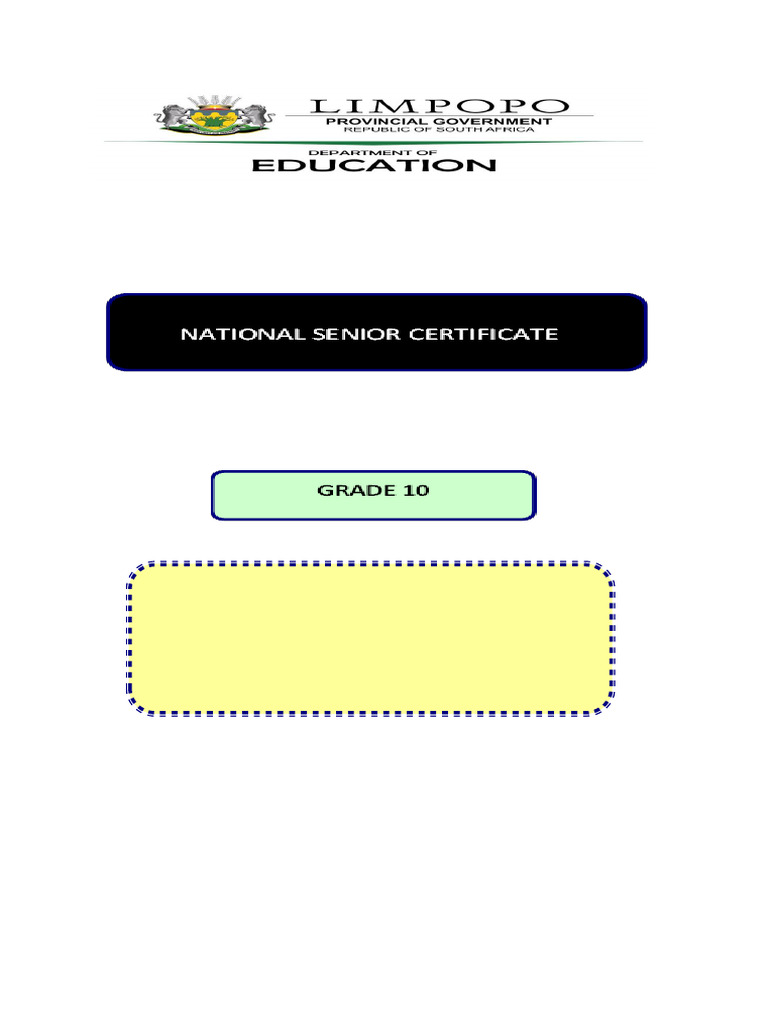 GRADE 10 TEST 4 | PDF | Area | Volume