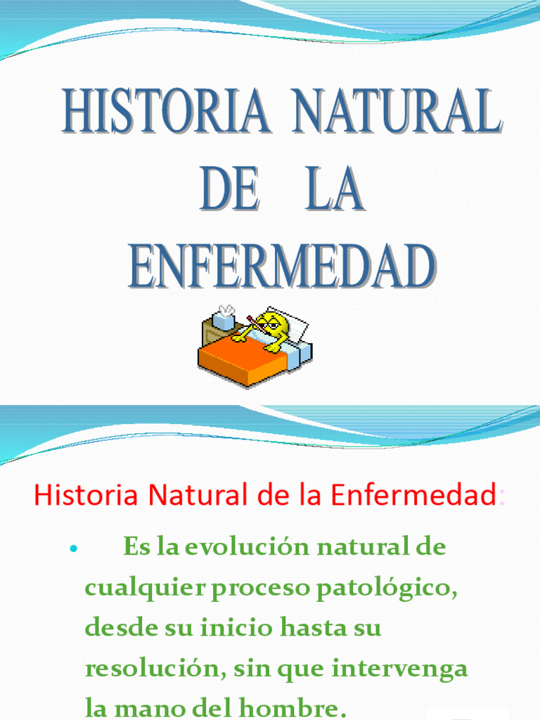 Historia Natural de La Enfermedad - Clase 4 | PDF | Asistencia ...
