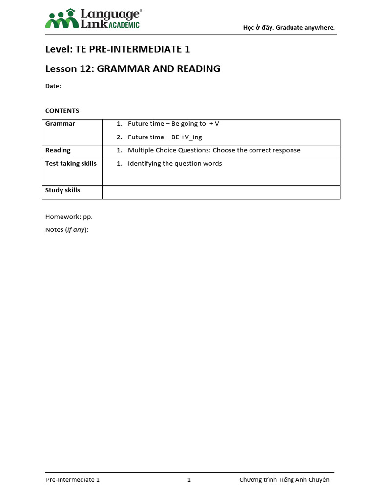 12.1 PI1-Lesson 12-Grammar Presentation - 10.5.20 - FULL | PDF | Syntax ...