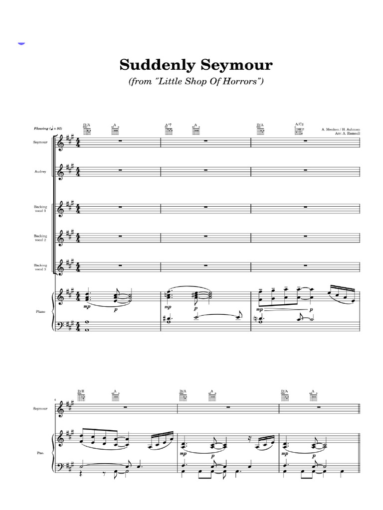 Suddenly Seymor | PDF
