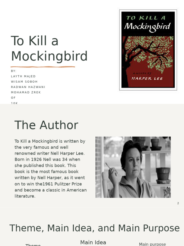 Themes and Conflicts in To Kill a Mockingbird | PDF | To Kill A ...