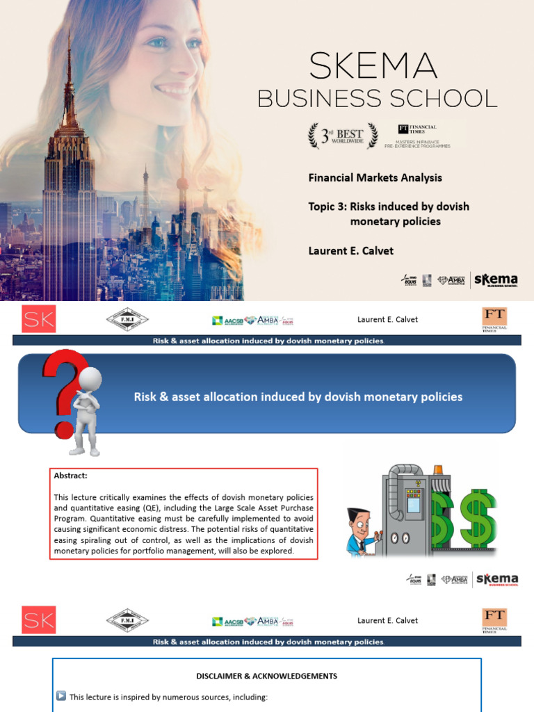 Topic 3 Risk Induced by Dovish Monetary Policies | PDF | Quantitative ...