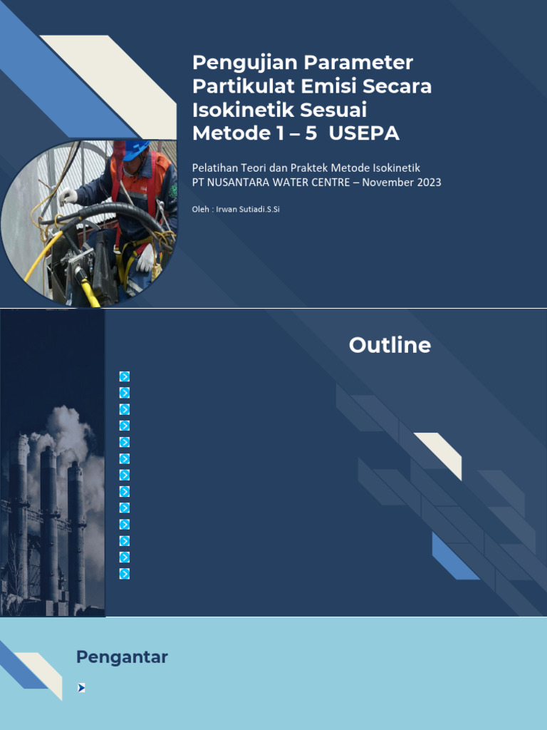 Sampling Emisi Isokinetik Metode USEPA | PDF
