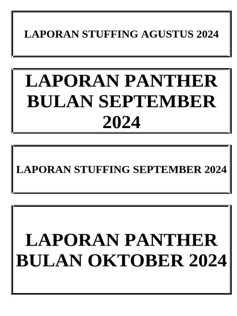 Label Nama Laporan | PDF