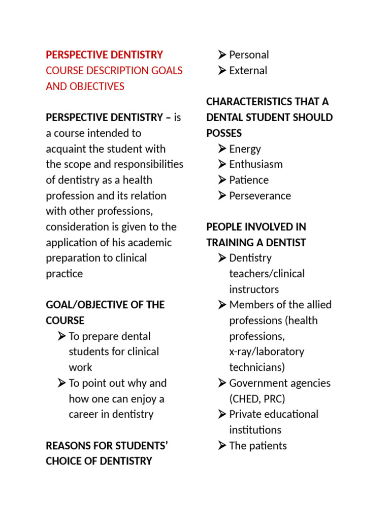 Perspective Dentistry Prelims | PDF | Dentistry | Pathology